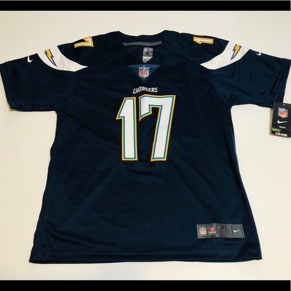 Nike | Other | New Nike La Chargers 7 Phillip Rivers Jersey Sewn Youth ...